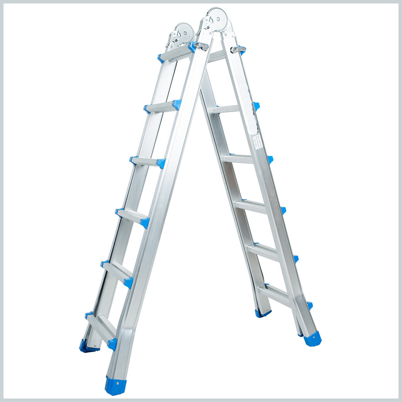 Višenamenske teleskopske aluminijumske merdevine 4x6 - 622cm - Merdevine.rs